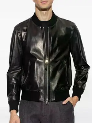 TOM FORD Leather Bomber Jacket