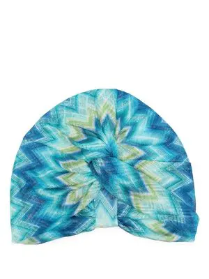 Missoni Patterned Headband - Blue