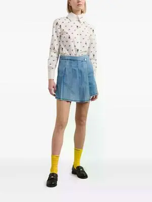 Karl Lagerfeld X Disney Pleated Denim Skort