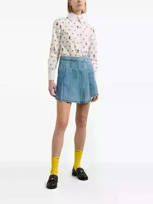 Karl Lagerfeld X Disney Pleated Denim Skort