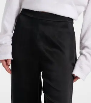 THE ROW Miros Cady Straight Pants - Black