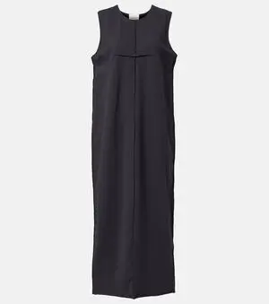 Khaite Hal Cotton Maxi Dress - Black