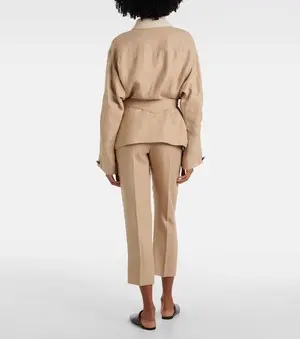 Loro Piana Dillon Linen Crêpe Jacket