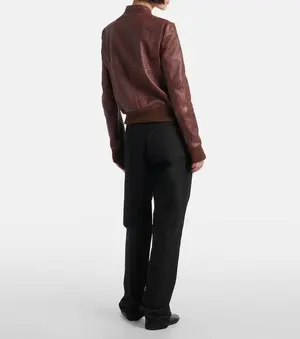 THE ROW Bader Leather Jacket