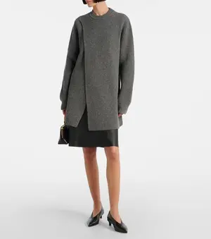 JIL SANDER Ribbed-knit Wool Sweater