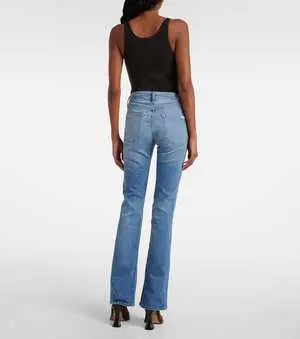 7 For All Mankind Mid-rise Bootcut Jeans - Blue