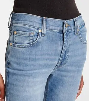 7 For All Mankind Mid-rise Bootcut Jeans - Blue