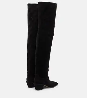 Paris Texas Bettina Over-the-knee Suede Boots