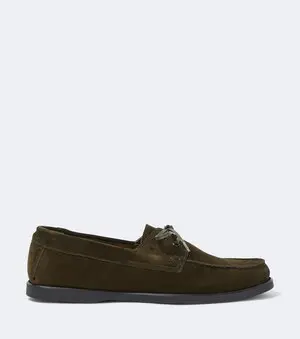 SAMAN AMEL City Moc Suede Moccasins - Brown