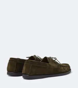 SAMAN AMEL City Moc Suede Moccasins - Brown