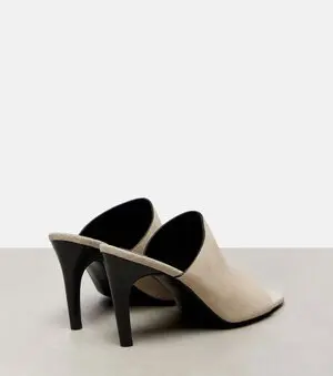 TOTEME Suede Mules - Beige