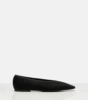 TOTEME Suede Ballet Flats