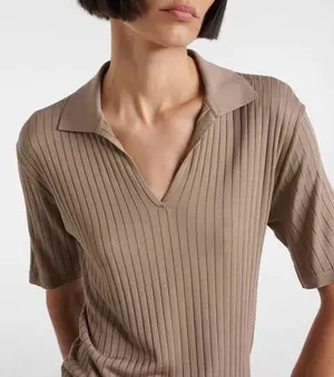 THE ROW Kaiomi Polo Shirt - Beige
