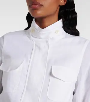 Loro Piana Traveller Linen Jacket - White