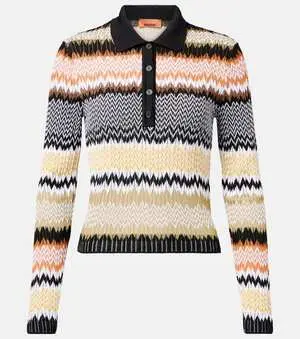 Missoni Zigzag Polo Sweater - Multicoloured