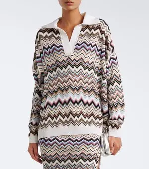 Missoni Zigzag Polo Sweater - Multicoloured