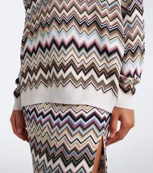 Missoni Zigzag Polo Sweater - Multicoloured