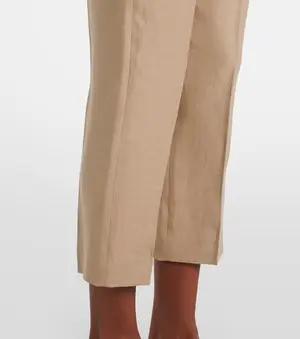 Loro Piana Neo Derk Linen Crêpe Straight Pants
