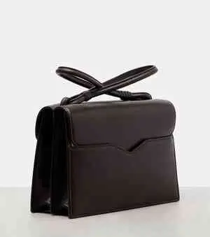 Bottega Veneta Knot Lock Small Leather Crossbody Bag