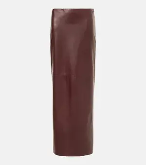 Leather Maxi Skirts