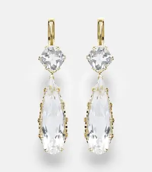 Ileana Makri 18kt Yellow White Topaz Drop Earrings - Gold