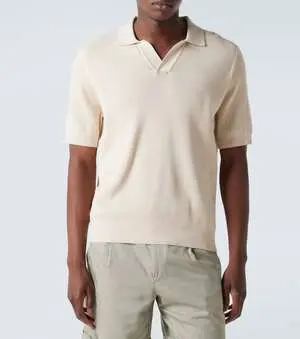 Sunspel Waffle-knit Cotton Polo Shirt