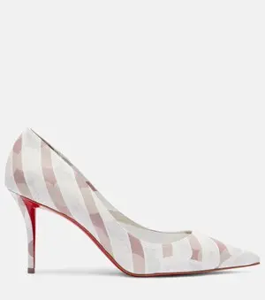 CHRISTIAN LOUBOUTIN Miss Z 80 Printed Pumps