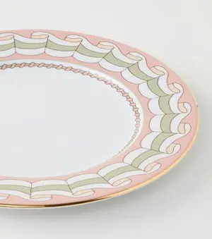 La DoubleJ Poseidon Dusty Pink Charger Plate - Multicoloured