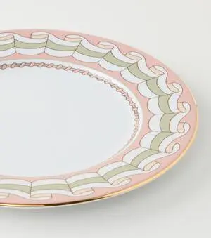 La DoubleJ Poseidon Dusty Pink Charger Plate - Multicoloured