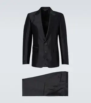 Dolce & Gabbana Silk Twill Suit - Black