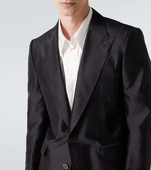 Dolce & Gabbana Silk Twill Suit - Black