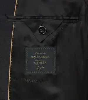 Dolce & Gabbana Silk Twill Suit - Black