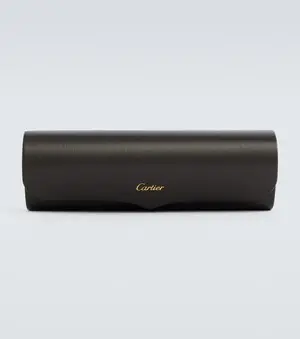 Cartier Signature C De Rectangular Sunglasses - Silver