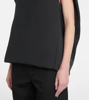 THE ROW Pallenberg Off-shoulder Top - Black