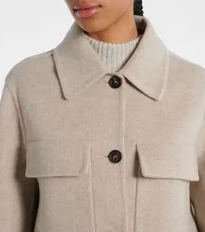 Brunello Cucinelli Wool And Cashmere Overshirt