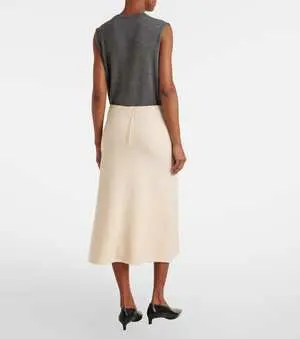JIL SANDER Wool Midi Skirt
