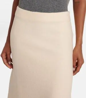 JIL SANDER Wool Midi Skirt