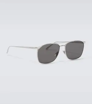 Saint Laurent Sl 796 Aviator Sunglasses - Silver