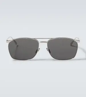 Saint Laurent SL 796 Aviator Sunglasses Silver