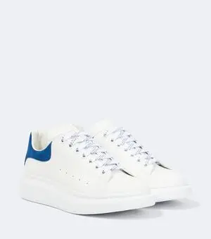 Alexander McQueen Oversized Leather Sneakers - White