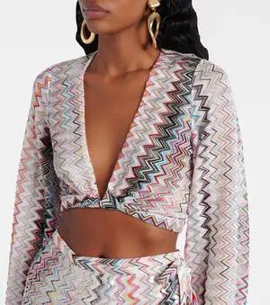 Missoni Zigzag Cropped Blouse