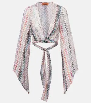 Missoni Zigzag Cropped Blouse - Multicoloured