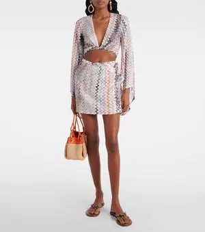 Missoni Zigzag Cropped Blouse - Multicoloured