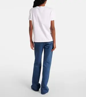 Loro Piana My-t Cropped Cotton T-shirt - White