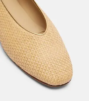 Le Monde Beryl Regency Raffia Ballet Flats