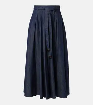 Women's Chambray Maxi Skirts