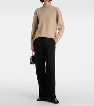 JIL SANDER Cashmere Turtleneck Top
