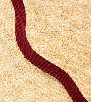 La DoubleJ Set Of 2 Straw Placemats - Beige