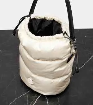 Moncler Caradoc Bucket Bag - White