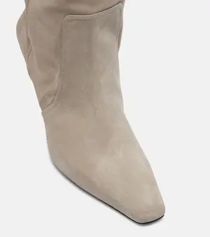 Paris Texas Bettina 75 Knee-high Suede Boots - Grey